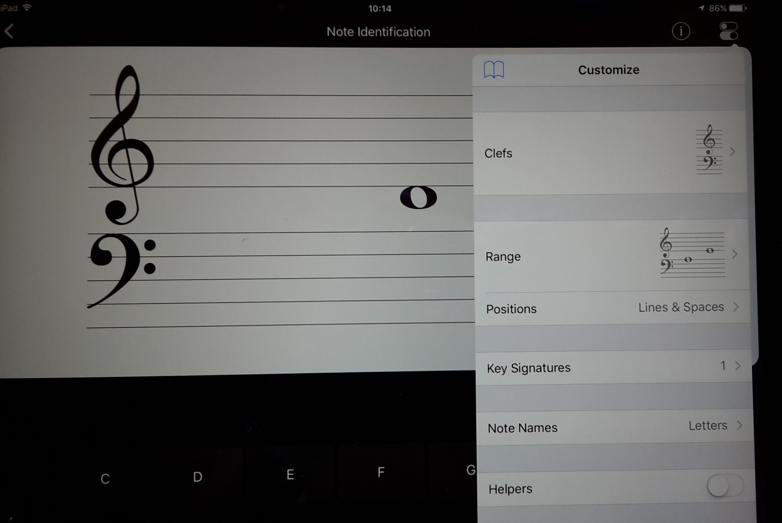 Tenuto: een app voor noten lezen en meer. - Muziekstudio Legato